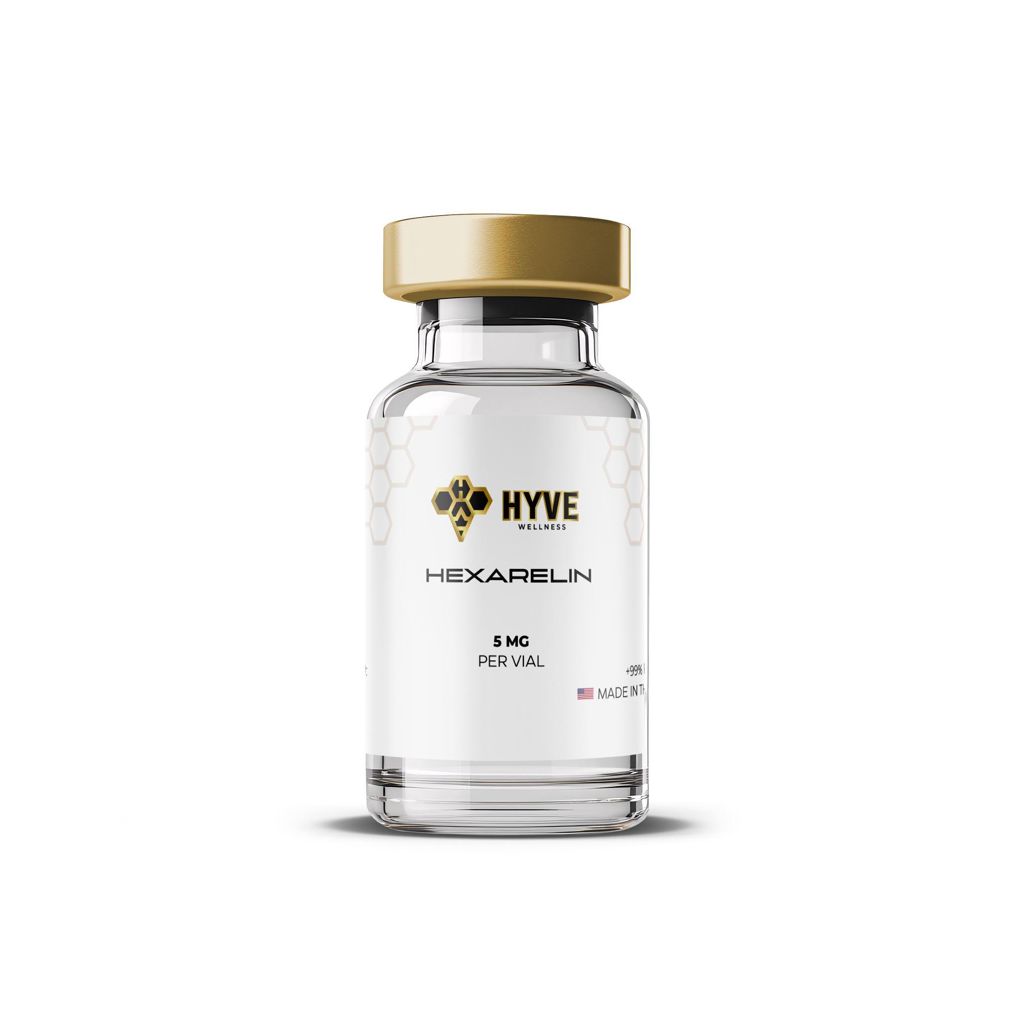Hexarelin Peptide (5mg) | Research Peptides for Growth Studies – Hyve Peptides